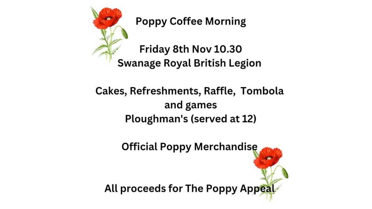 Poppy Coffee Morning with Ploughman’s Lunch – inDorset